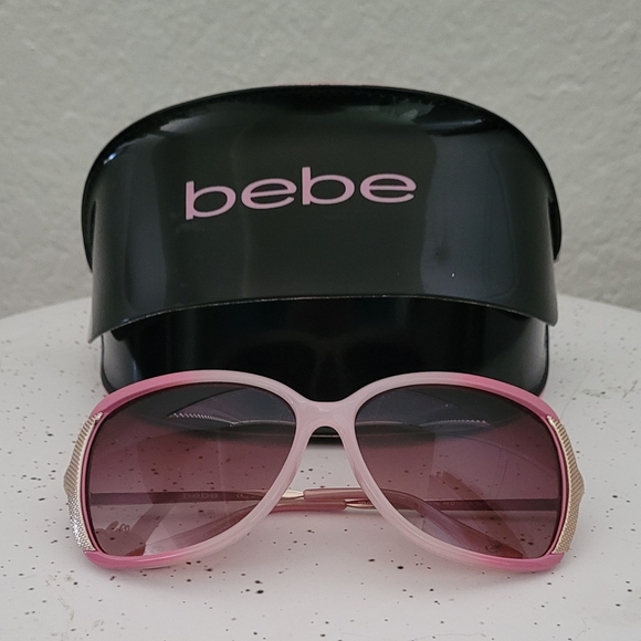 bebe | Accessories | Bebe Beloved Pink Crystal Sunglasses | Poshmark